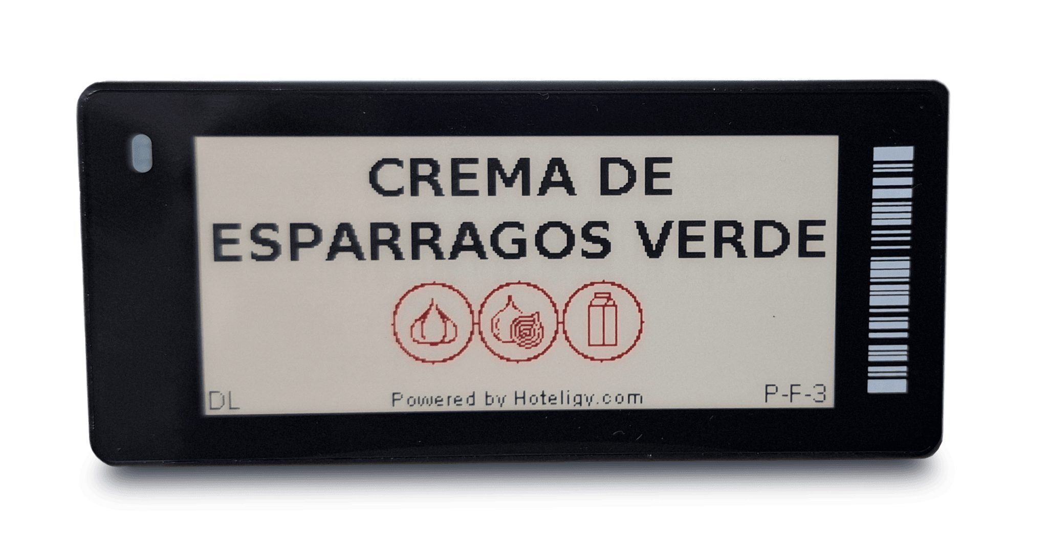 Electronic labels for Hotel buffet - Hoteligy